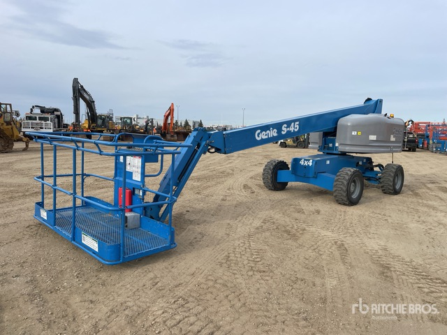 2012 Genie S-45 4WD Diesel Telescopic Boom Lift | Ritchie Bros. Auctioneers