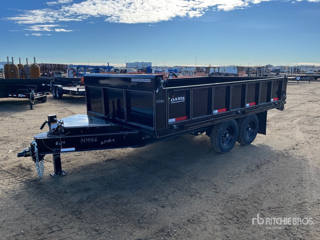 2023 Oasis 14 ft T/A Dump Utility Trailer (Unused) | Ritchie Bros ...