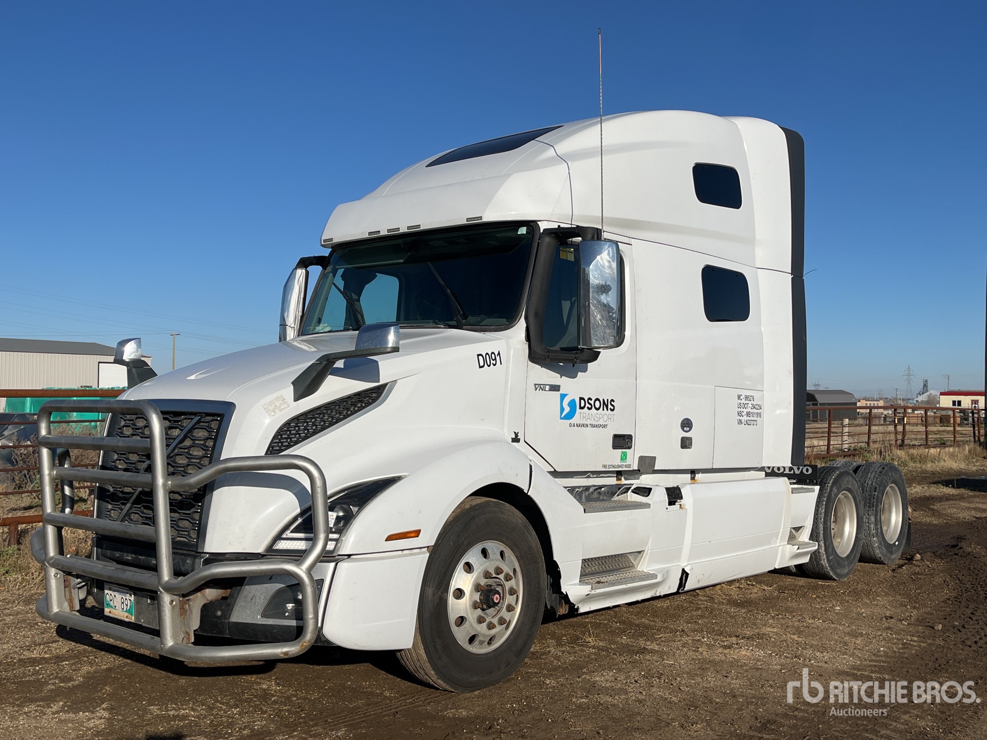 2022 Volvo 6x4 Tracteur Routier Couchette | Ritchie Bros. Auctioneers