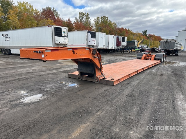 2003 Talbert T/A Double Drop Removable Gooseneck Lowboy Trailer ...
