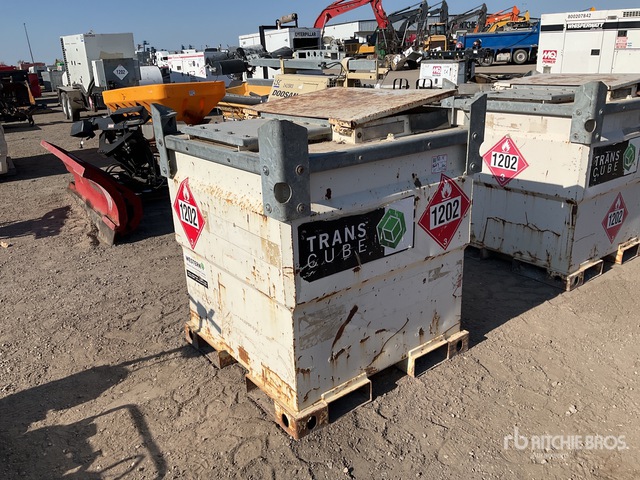 2012 Transcube 1000 L Skid Mounted Steel Fuel Tank | Ritchie Bros ...