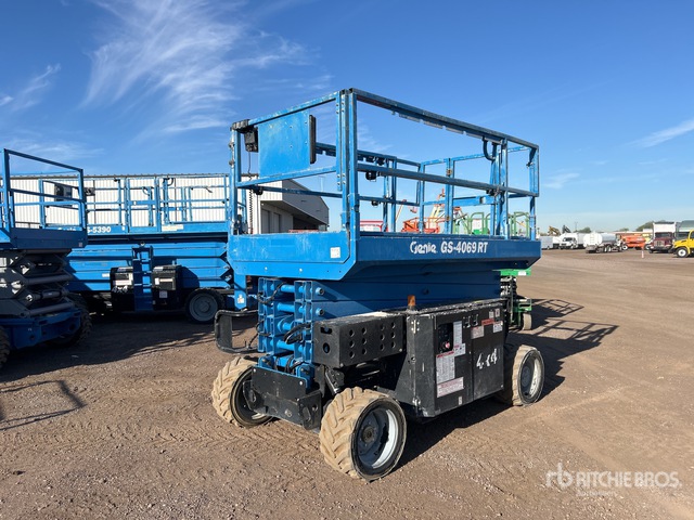 2014 Genie GS-4069 RT 4x4 Dual Fuel Scissor Lift | Ritchie Bros ...