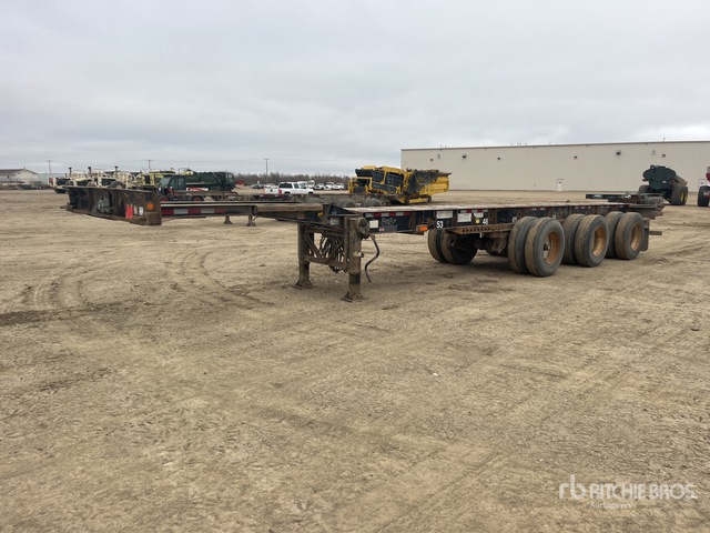 2003 Manac Tri/A Extendable Container Trailer | Ritchie Bros. Auctioneers