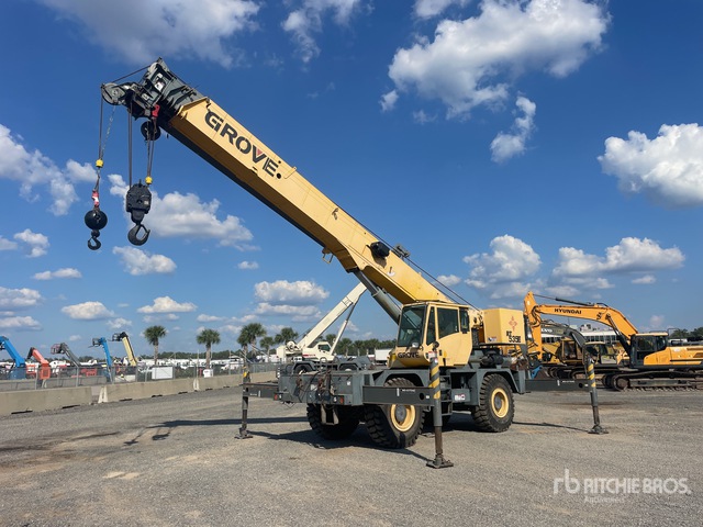 2007 Grove RT535E 4x4x4 Rough Terrain Crane | Ritchie Bros. Auctioneers