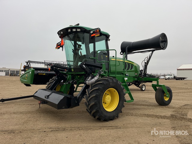 2016 John Deere W150 40 ft Swather Windrower | Ritchie Bros. Auctioneers