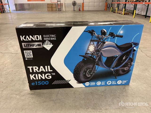 Kandi Trail King e1500 Electric Trials Bike (Unused) | Ritchie Bros ...