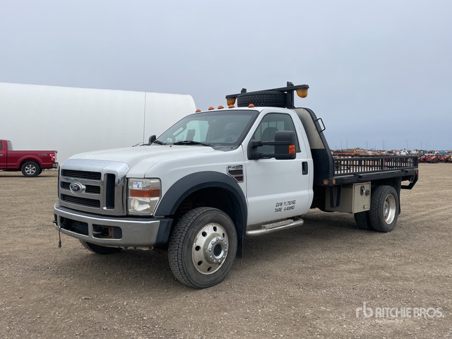 2008 Ford F-450 XLT 4x4 Flatbed Truck | Ritchie Bros. Auctioneers