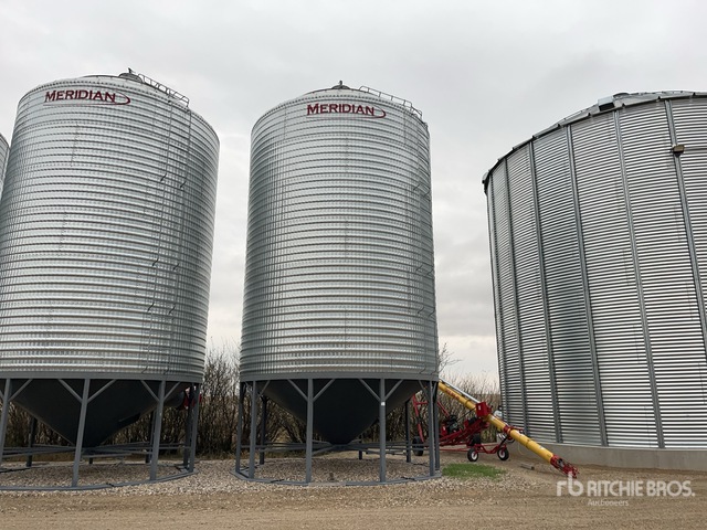 Meridian +/- 6000 bu 6 Ring Hopper Grain Bin | Ritchie Bros. Auctioneers