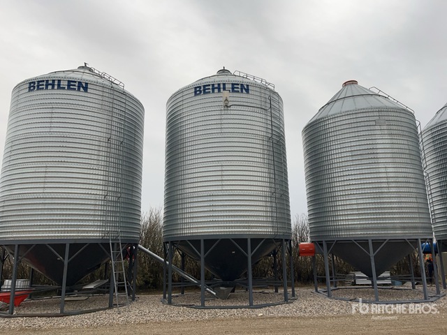 Behlen +/- 5200 bu 5 Ring Hopper Grain Bin | Ritchie Bros. Auctioneers