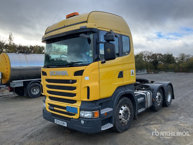 2012 Scania R440 6x2 T/A Sleeper Truck Tractor | Ritchie Bros. Auctioneers
