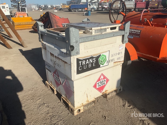 2012 Trans Cube 1000 L Skid Mounted Steel Diesel Fuel Tank | Ritchie ...