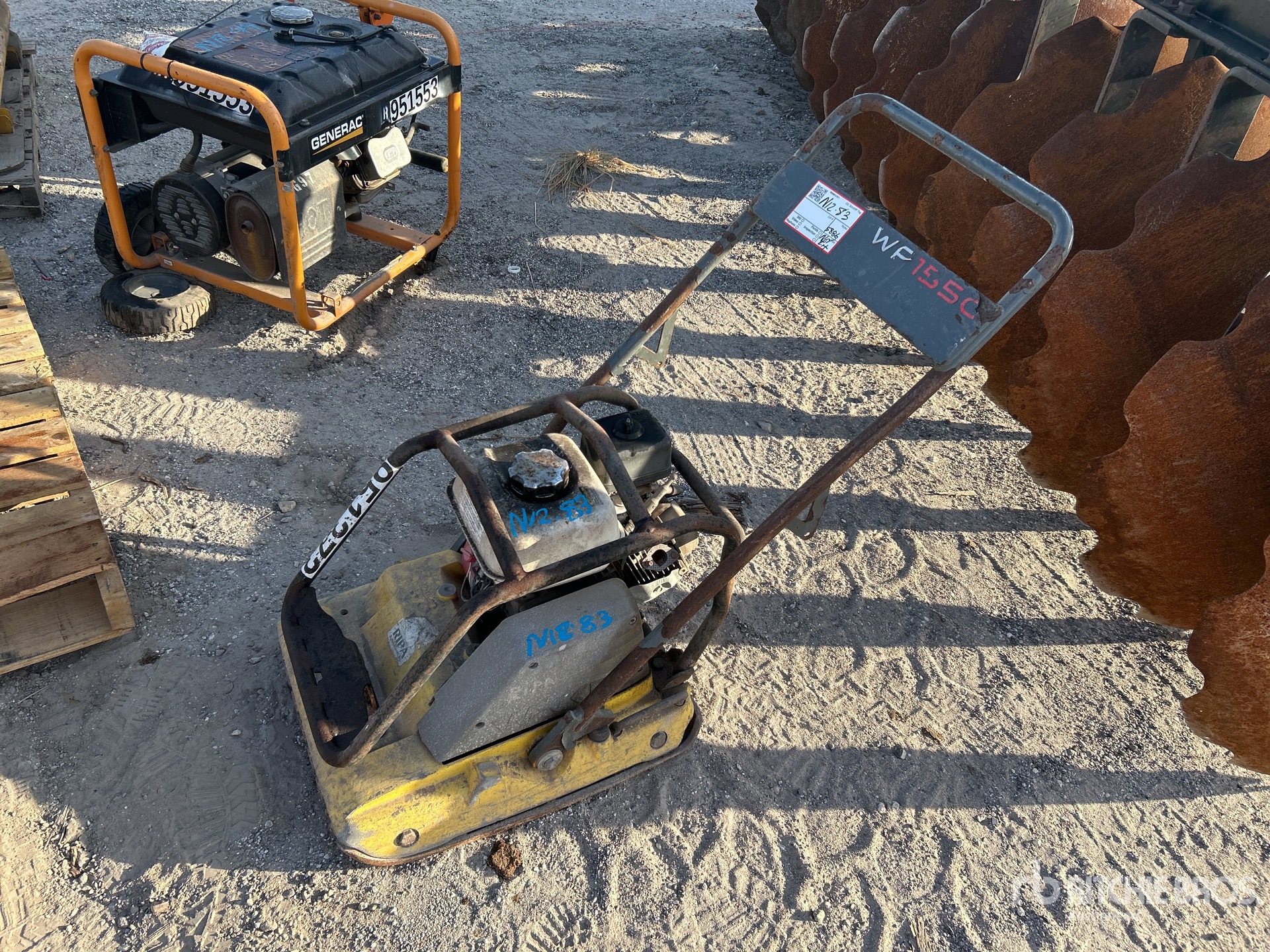 Wacker Neuson WP1550A Plaque vibratoire (Inoperable) | Ritchie Bros ...