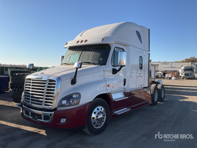 2016 Freightliner Cascadia 125 6x4 Evolution T/A Sleeper Truck Tractor ...
