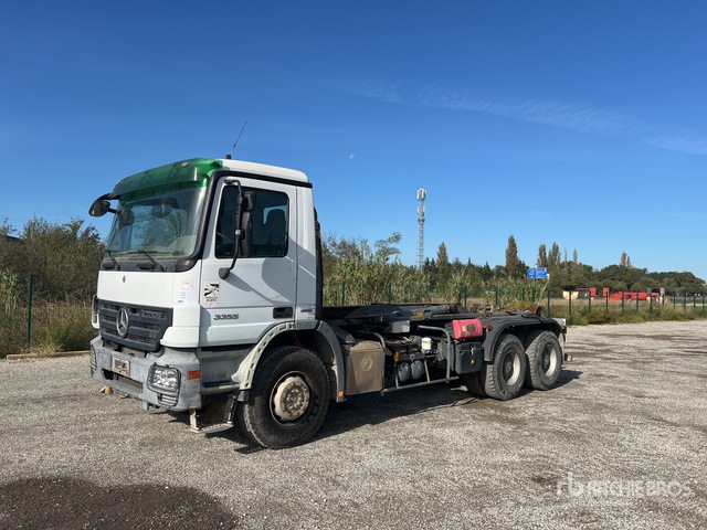 2009 Mercedes-Benz Actros 3355 6x4 Camion Ampliroll 6x4 Roll-Off Truck ...