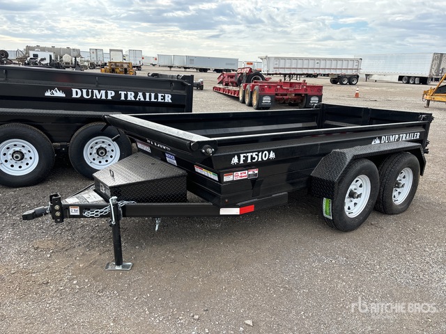 2025 Industrias America FT510 10 ft T/A Dump Utility Trailer | Ritchie ...