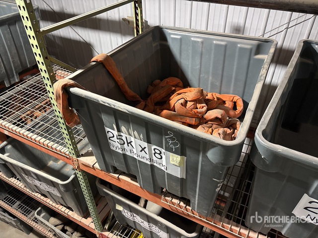 Quantity of (1) Crates of 25K X 8 Nylon Round Slings | Ritchie Bros ...