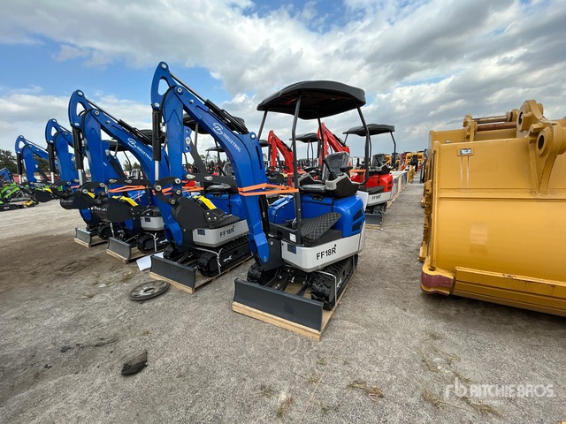 2024 FF Industrial FF18R Mini Excavadora | Ritchie Bros. Auctioneers