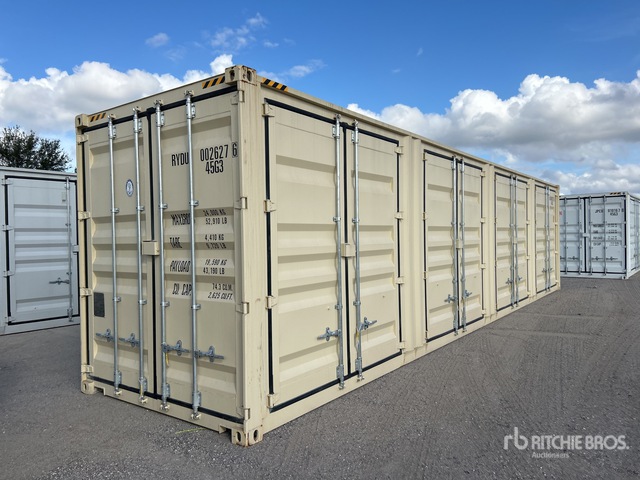 2025 40 ft High Cube Multi-Door Contenedor de almacenamiento | Ritchie ...