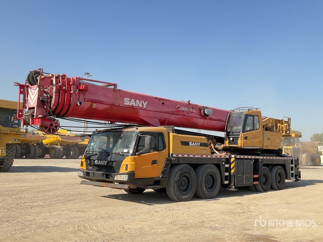 2017 Sany STC800 80 ton 8x4x4 Hydraulic Truck Crane | Ritchie Bros ...