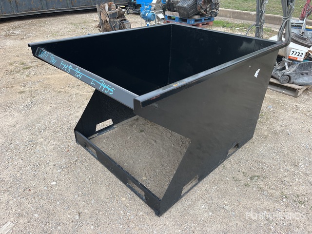 2024 Kit Containers 1.5YFT-SST Skid Steer Dump Hopper (Unused ...