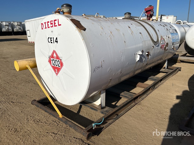 2008 Westeel 4100 L Skid Mounted Steel Diesel Fuel Tank | Ritchie Bros ...