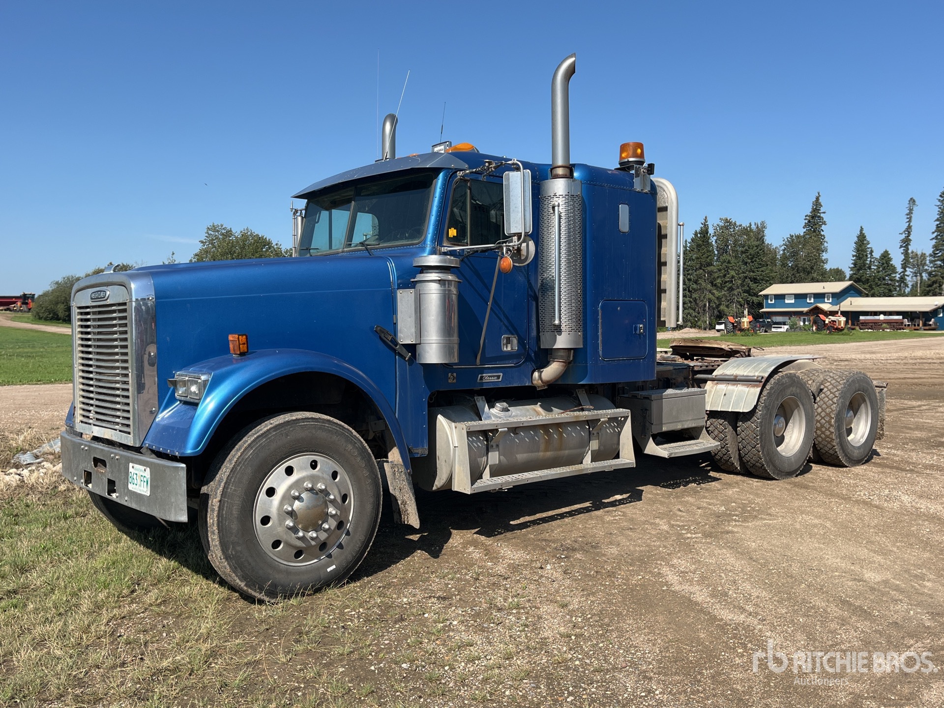 2000 Freightliner FLD 120SD 6x4 Cabeza Tractora Cabina Dormitorio ...