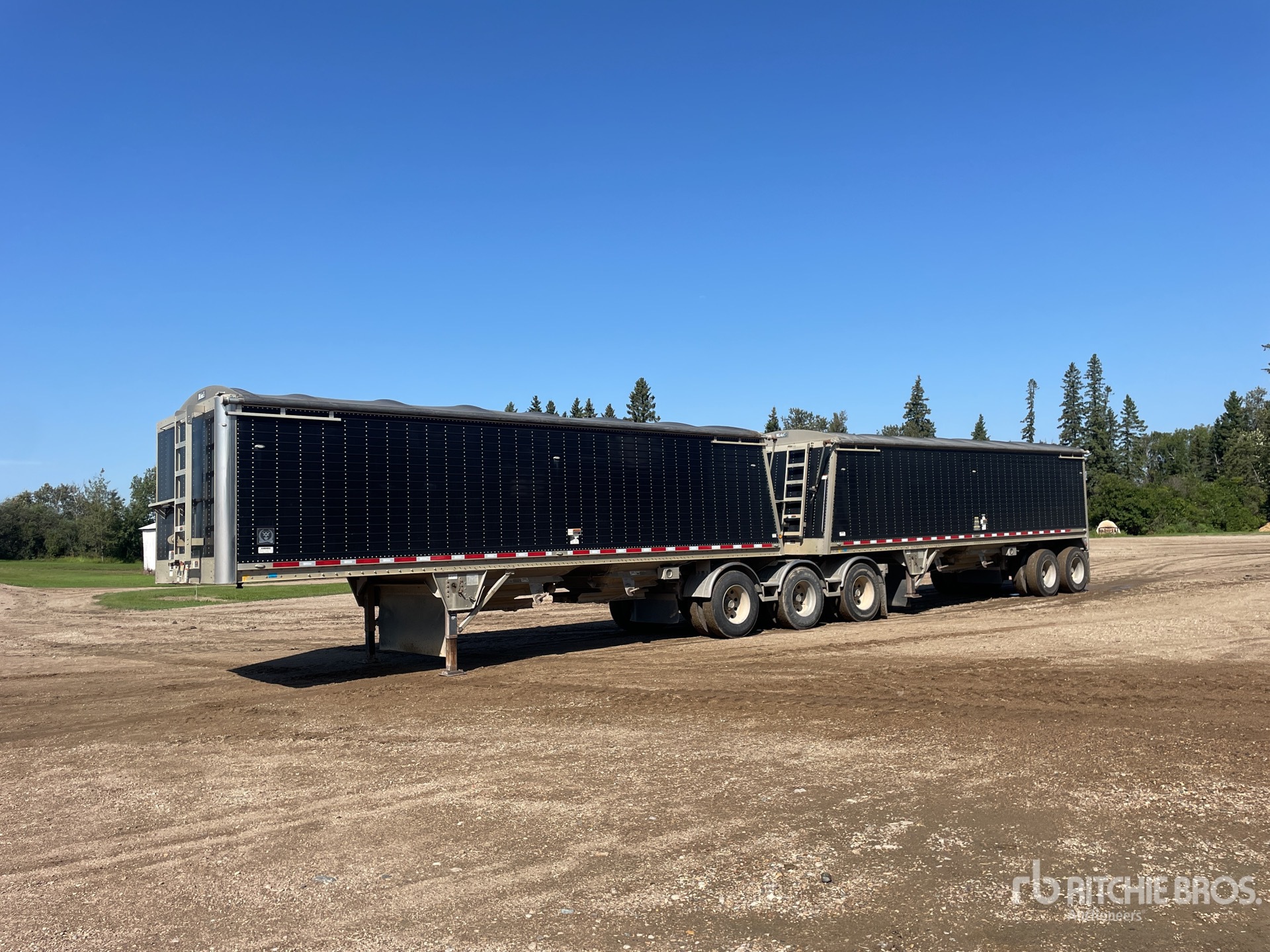 2016 Wilson DWHBL-550B 28 ft Tri/A Super B-Train Lead Remolque de ...