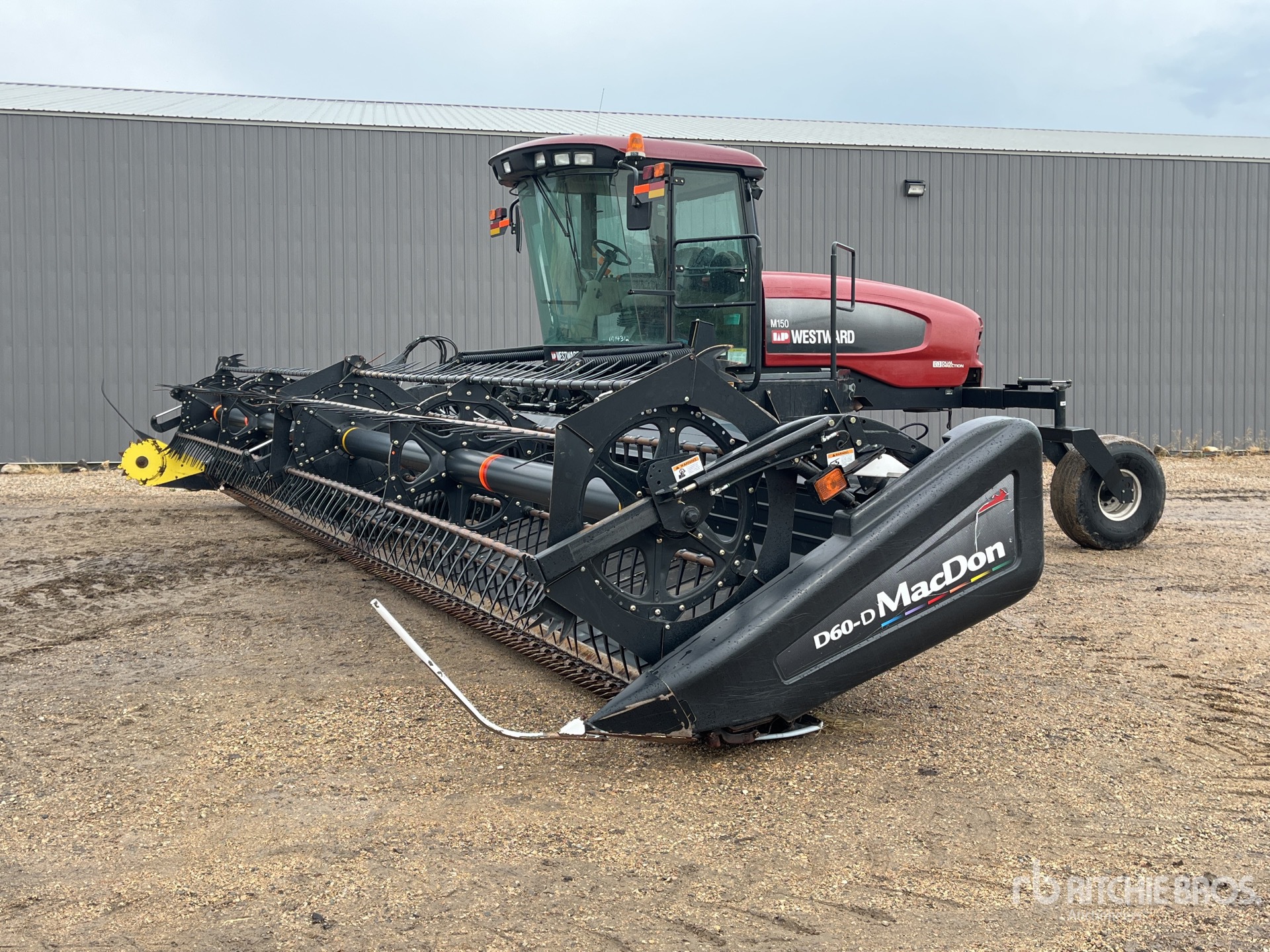 2011 MacDon M150 35 ft Swather Windrower | Ritchie Bros. Auctioneers