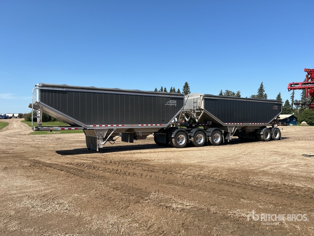 2025 Doepker Legacy 28 ft Tri/A Super B-Train Lead Grain Trailer ...