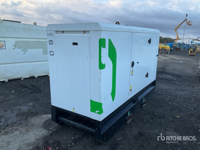 2017 Harrington HRD600T-AP-S 60 kVA Skid-Mounted Generator Set ...