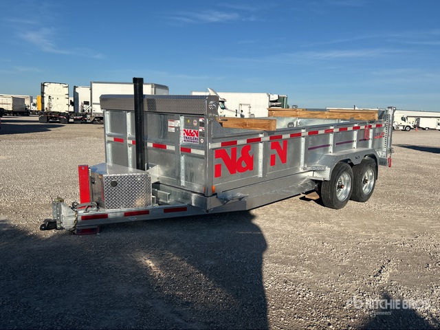 2025 N & N Trailers 16 ft T/A Dump Utility Trailer (Unused) | Ritchie ...