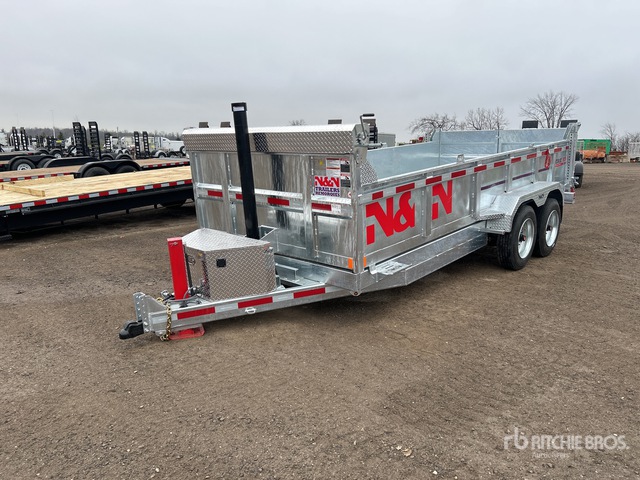 2025 N & N Trailers 16 ft T/A Dump Utility Trailer (Unused) | Ritchie ...
