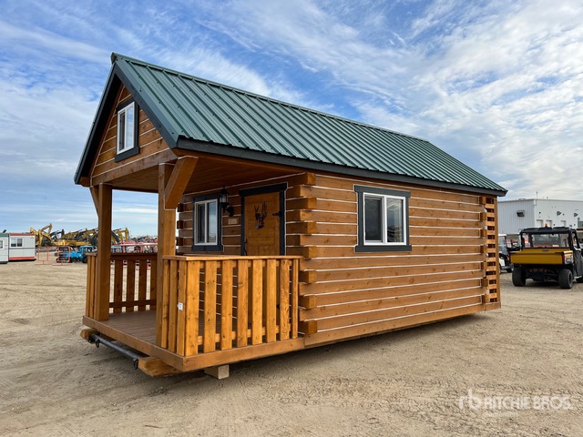24 ft x 12 ft Skid-Mounted Log Cabin (Unused) | Ritchie Bros. Auctioneers
