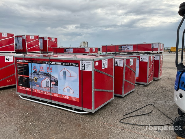 2025 HIlls Industrial 1005026 100 ft x 50 ft x 26 ft Storage Building ...