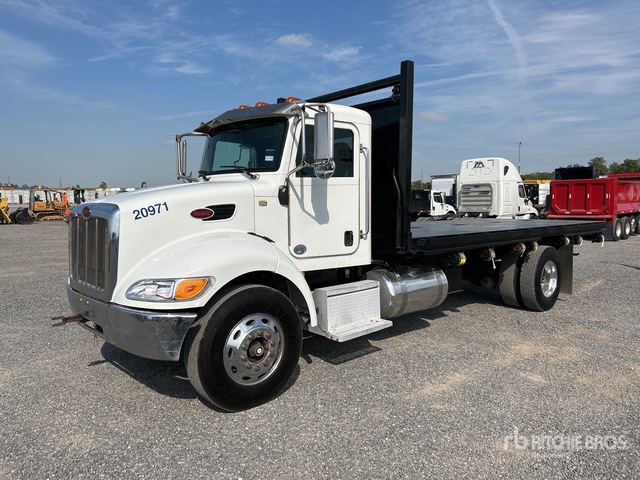 2014 Peterbilt 337 4x2 Flatbed Dump Truck | Ritchie Bros. Auctioneers