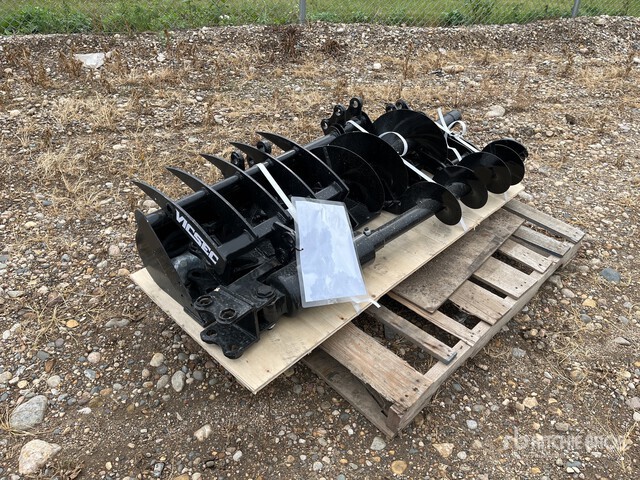 Quantity of (8) 2024 VICSEC VCA-8 Mini Excavator Attachments (Unused ...