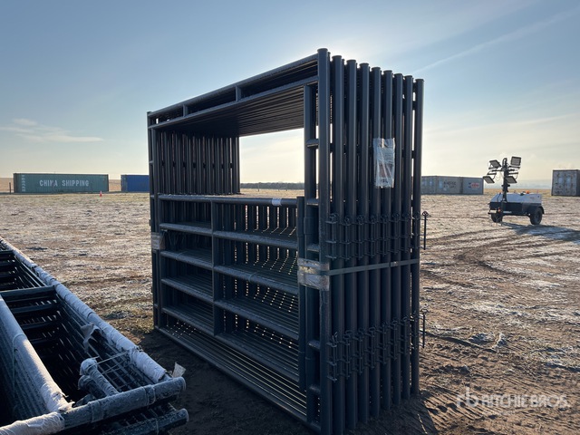 Quantity of (18) BYT FRMGTE96 9 ft 6 in x 7 ft 10 in Steel Heavy Duty ...