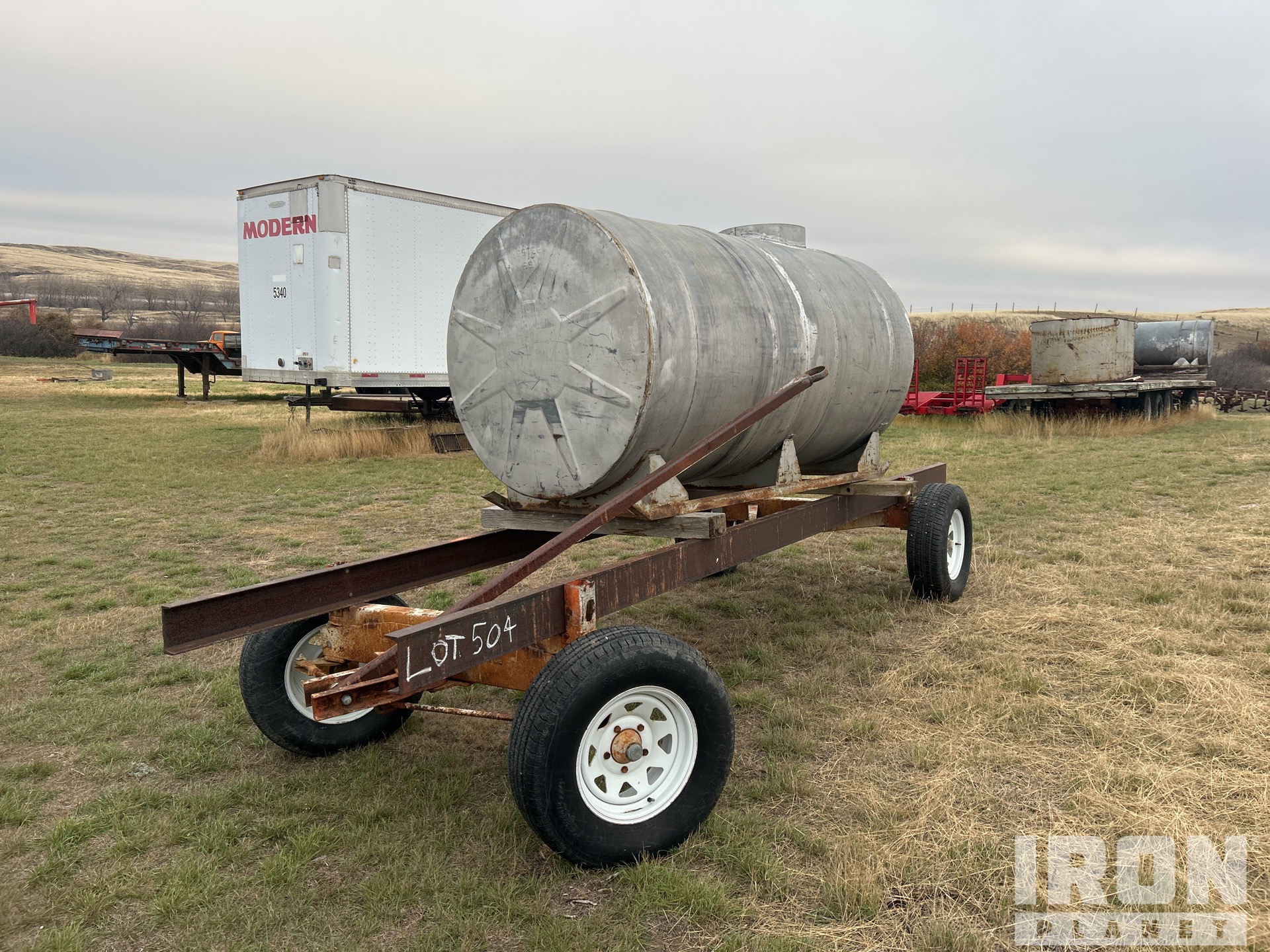 Trailer Mounted Steel Used Oil Fuel Tank | Ritchie Bros. Auctioneers