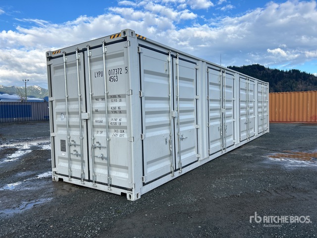 2024 40 ft High Cube Multi-Door Contenedor de almacenamiento | Ritchie ...