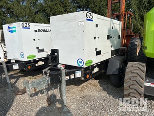 2019 Doosan G25WDO-T4F 25 kW Mobile Generator Set in Nobleton, Ontario ...