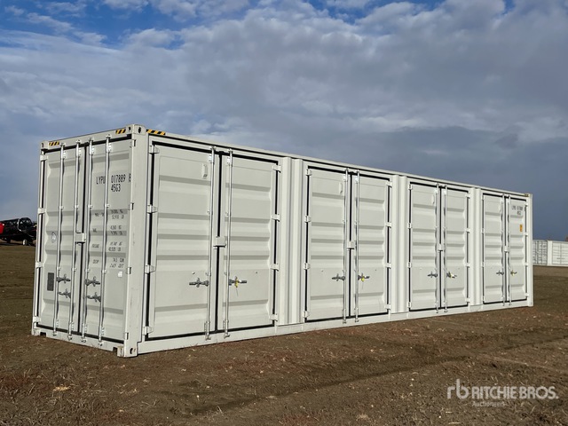 2024 40 ft High Cube Multi-Door Contenedor de almacenamiento | Ritchie ...