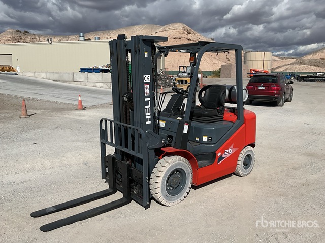 2023 Heli CPYD25-M1H 4300 lb Pneumatic Tire Forklift (Unused) | Ritchie ...