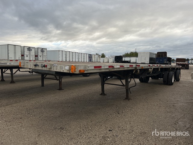 2000 Transcraft 45 ft T/A Spread Axle Flatbed Trailer | Ritchie Bros. Auctioneers