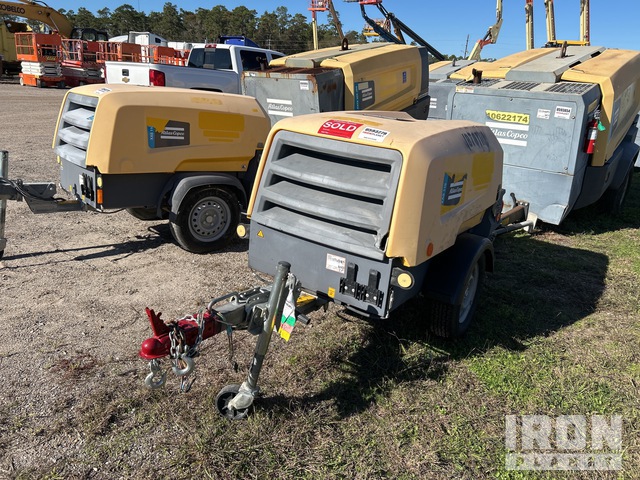 2017 Atlas Copco XAS110 110 cfm Mobile Air Compressor in Humble, Texas ...