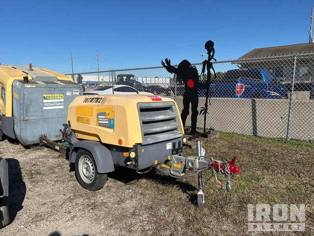 2017 Atlas Copco XAS110 110 cfm Mobile Air Compressor in Humble, Texas ...