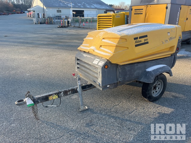2016 Atlas Copco XAS 185 KD7 PE T4F 185 cfm Mobile Air Compressor in ...
