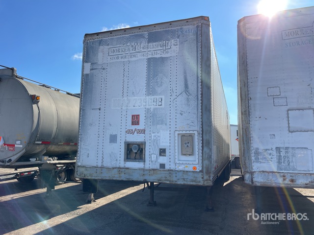 1984 Brae GSVW-2-454T-S 45 ft x 102 in T/A Van Trailer | Ritchie Bros ...