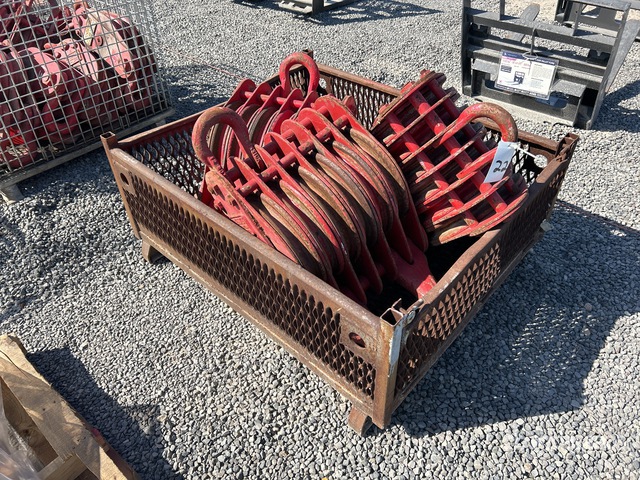 Quantity of (3) McKissick 60 ton 6 Sheave Load Block | Ritchie Bros ...
