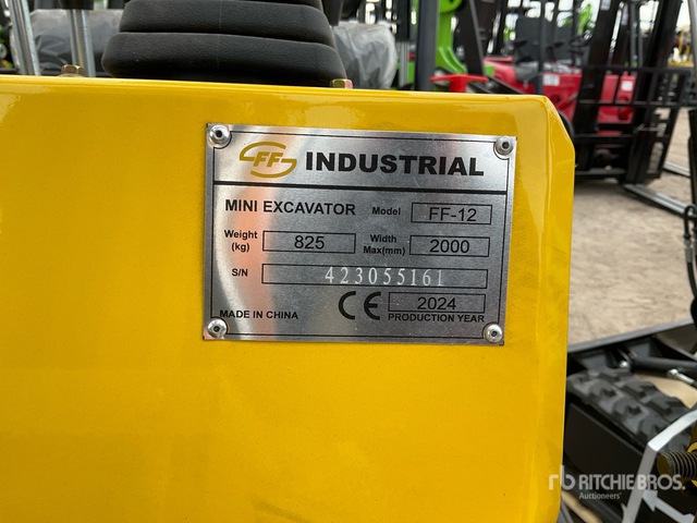 2025 FF Industrial FF-12 Mini Excavadora | Ritchie Bros. Auctioneers