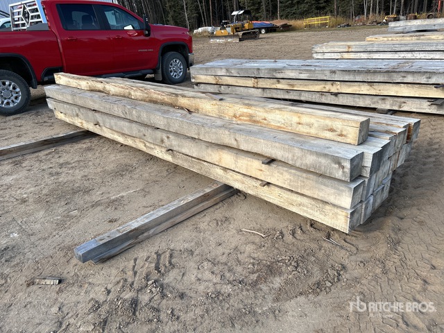 Quantity of (21) 16 ft x 6 in x 6 in Rough Lumber | Ritchie Bros ...